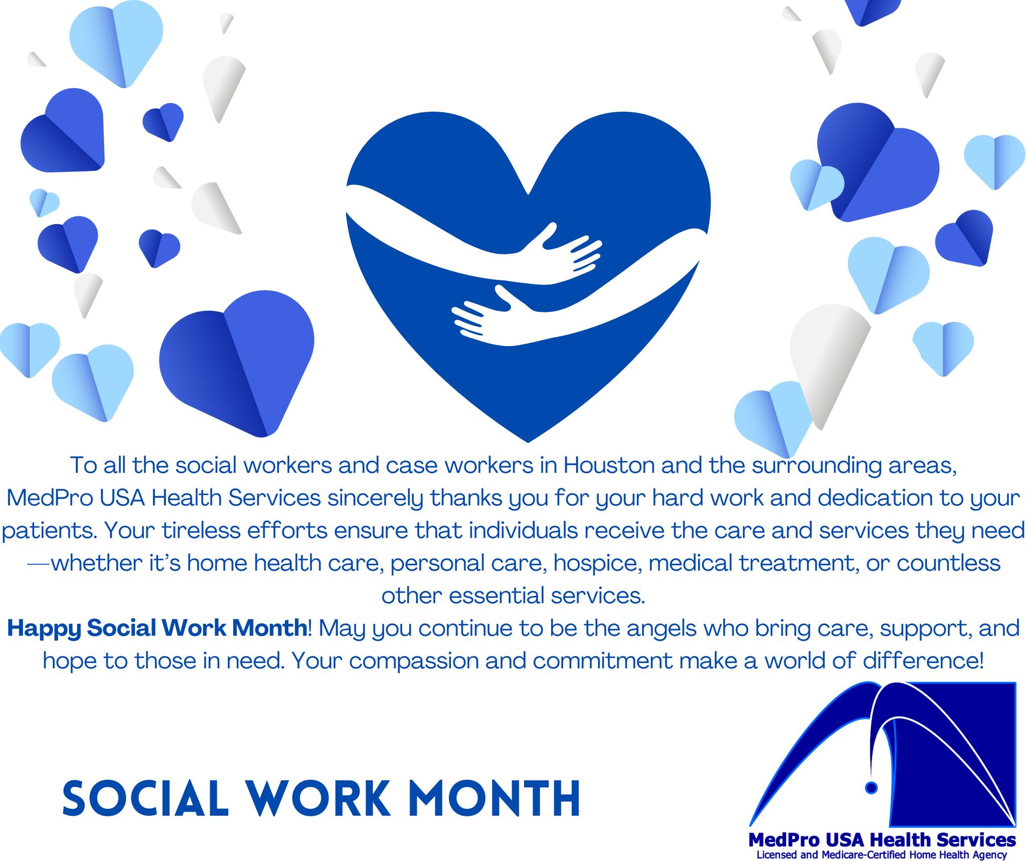 SOCIAL WORK MONTH! - MedPro USA Health Services